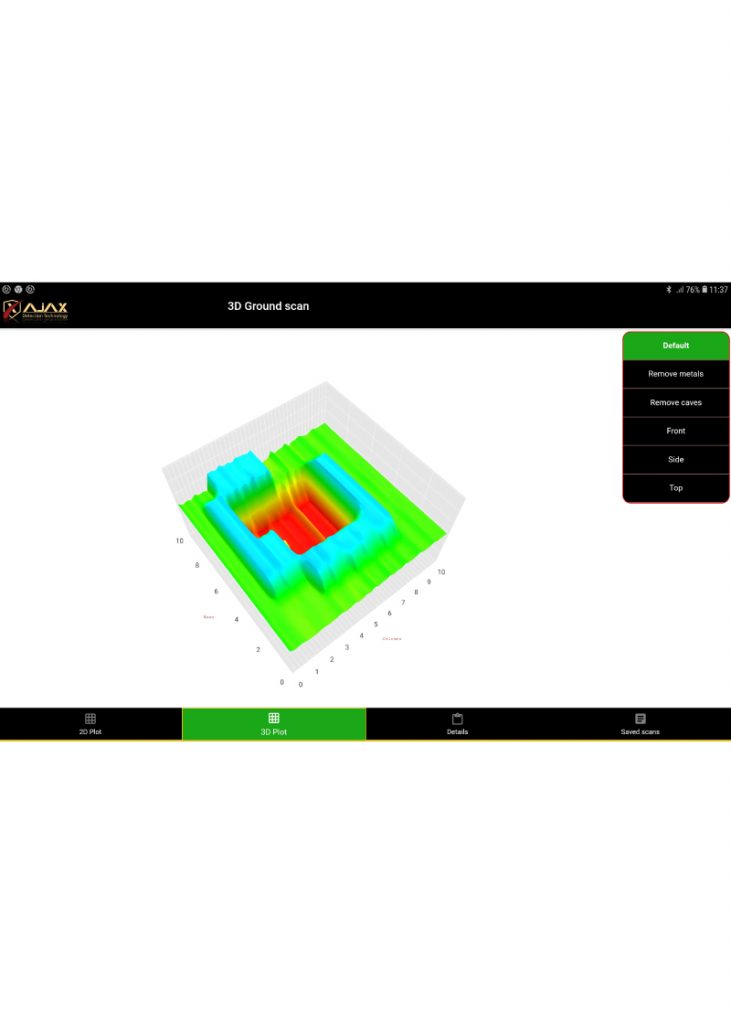 Ajax Gamma 3D Ground Scanner with 3 systems - German OEM