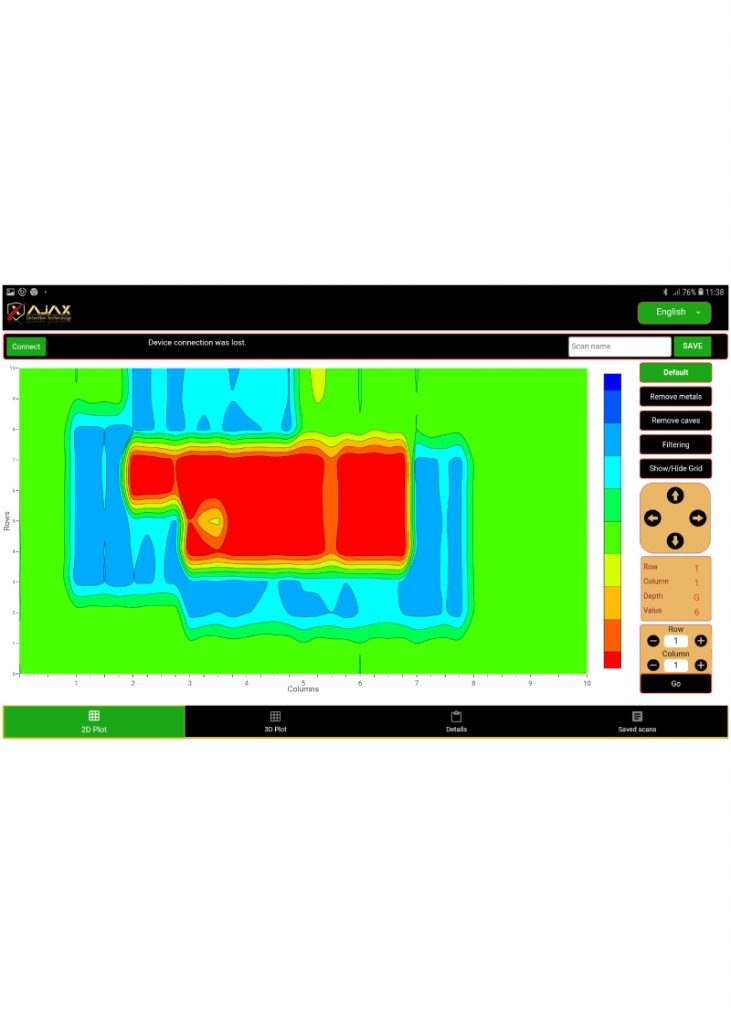 Ajax Gamma 3D Ground Scanner with 3 systems - German OEM